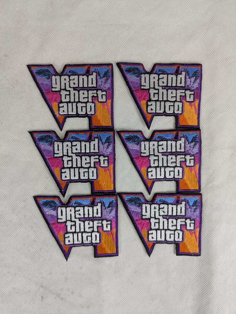 GTA 6 Logo Grand Theft Auto VI Premium Collector's Patch - Etsy