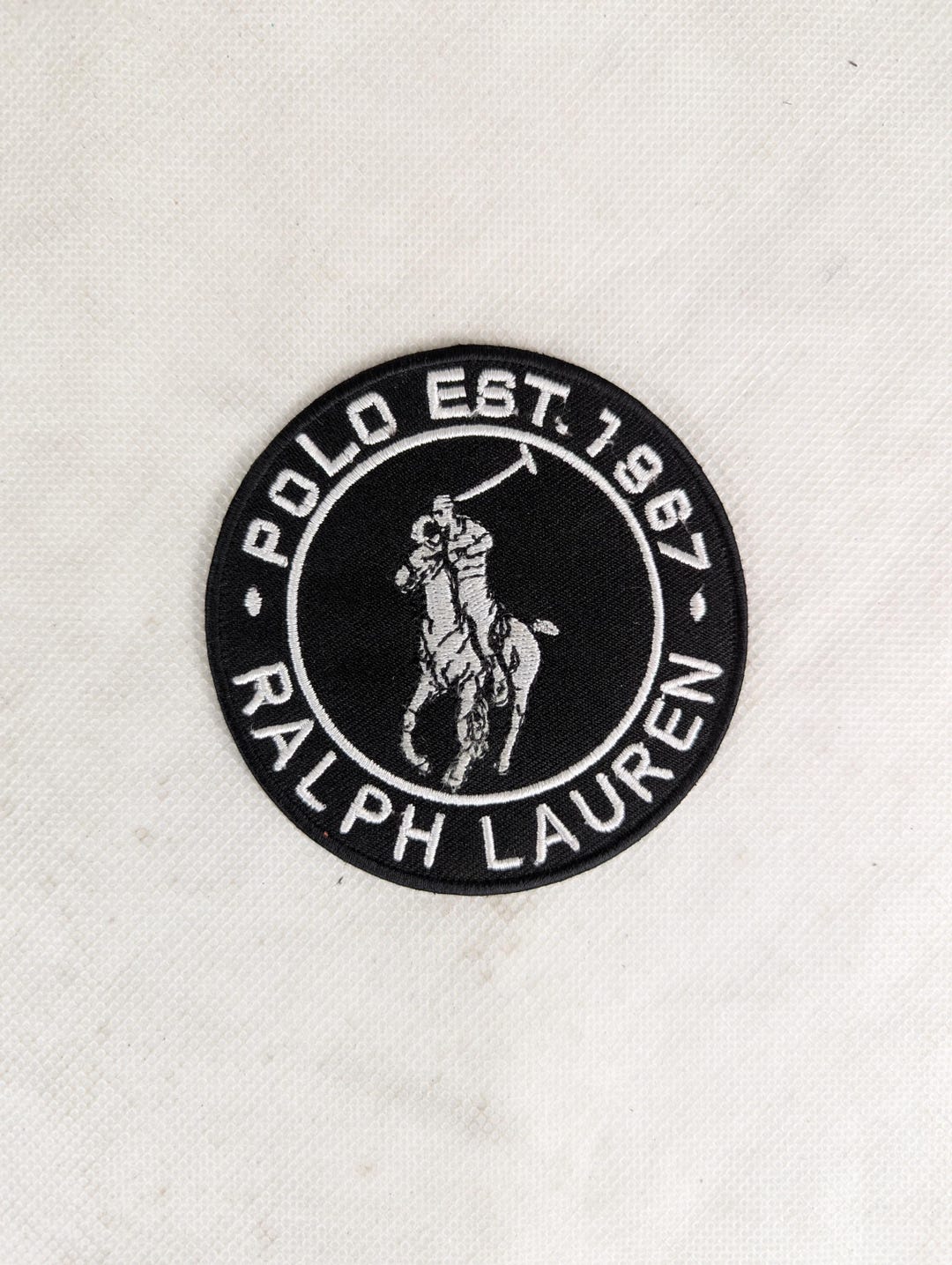 Polo Ralph Lauren Patch Iron-on/sew-on Embroidered 3.5" - Etsy
