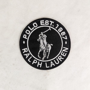 Polo Ralph Lauren Patch Iron-on/sew-on Embroidered 3.5" - Etsy
