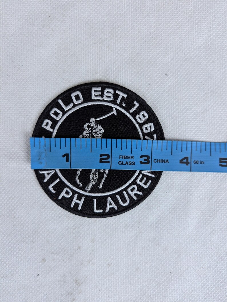 Polo Ralph Lauren Patch Iron-on/sew-on Embroidered 3.5" - Etsy