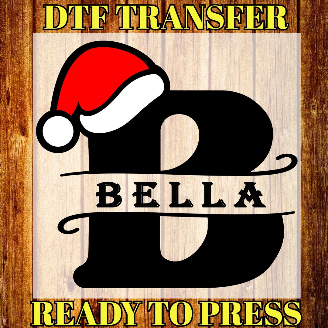 Personalized Santa Claus DTF Print: Custom Christmas Heat Transfer ...