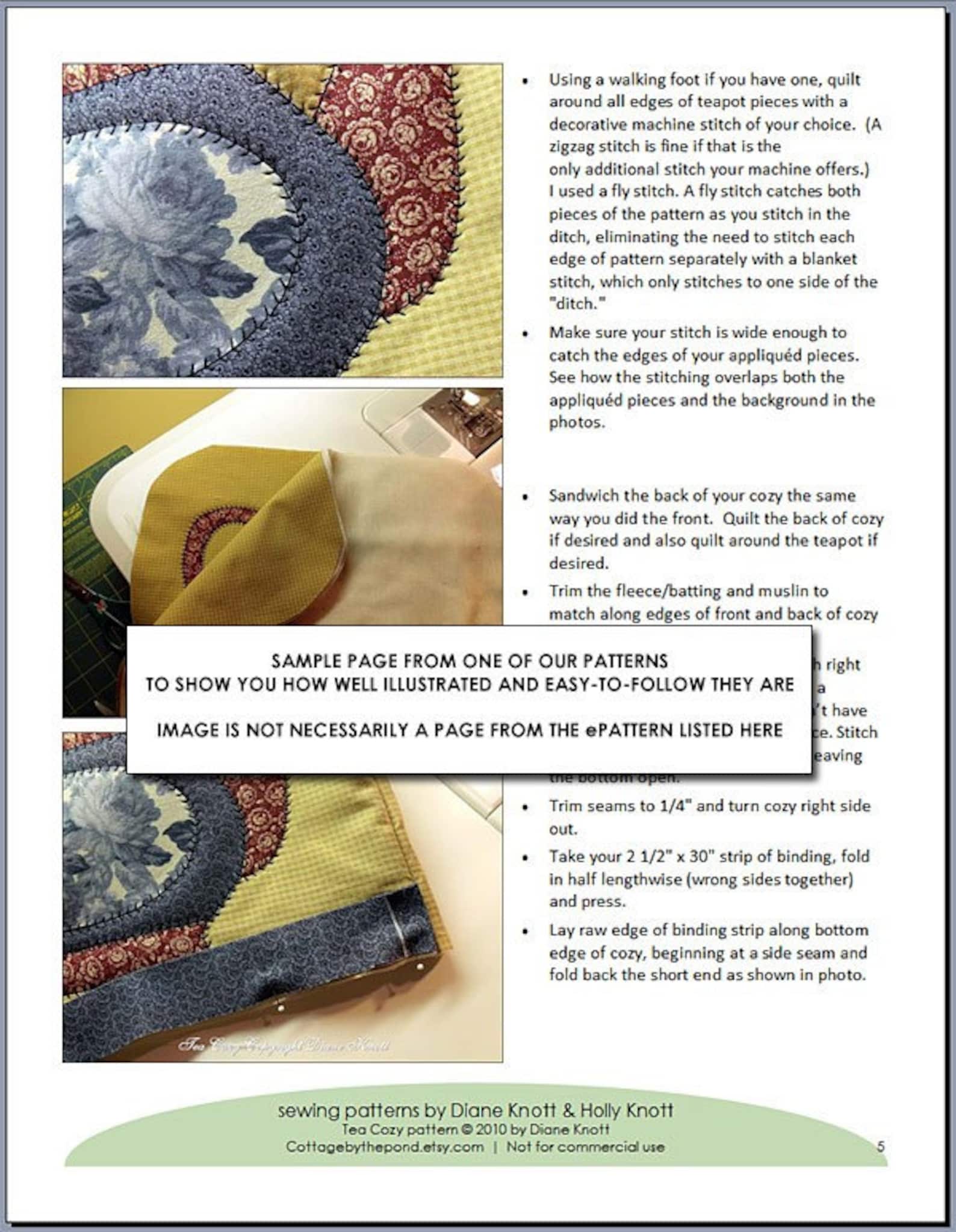 Find It Fast Organizer - Sewing Epattern (PDF) - Quilted Binder Folder ...