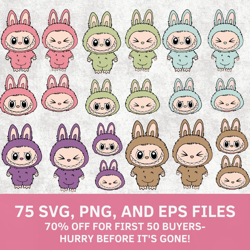 Labubu Template - Etsy