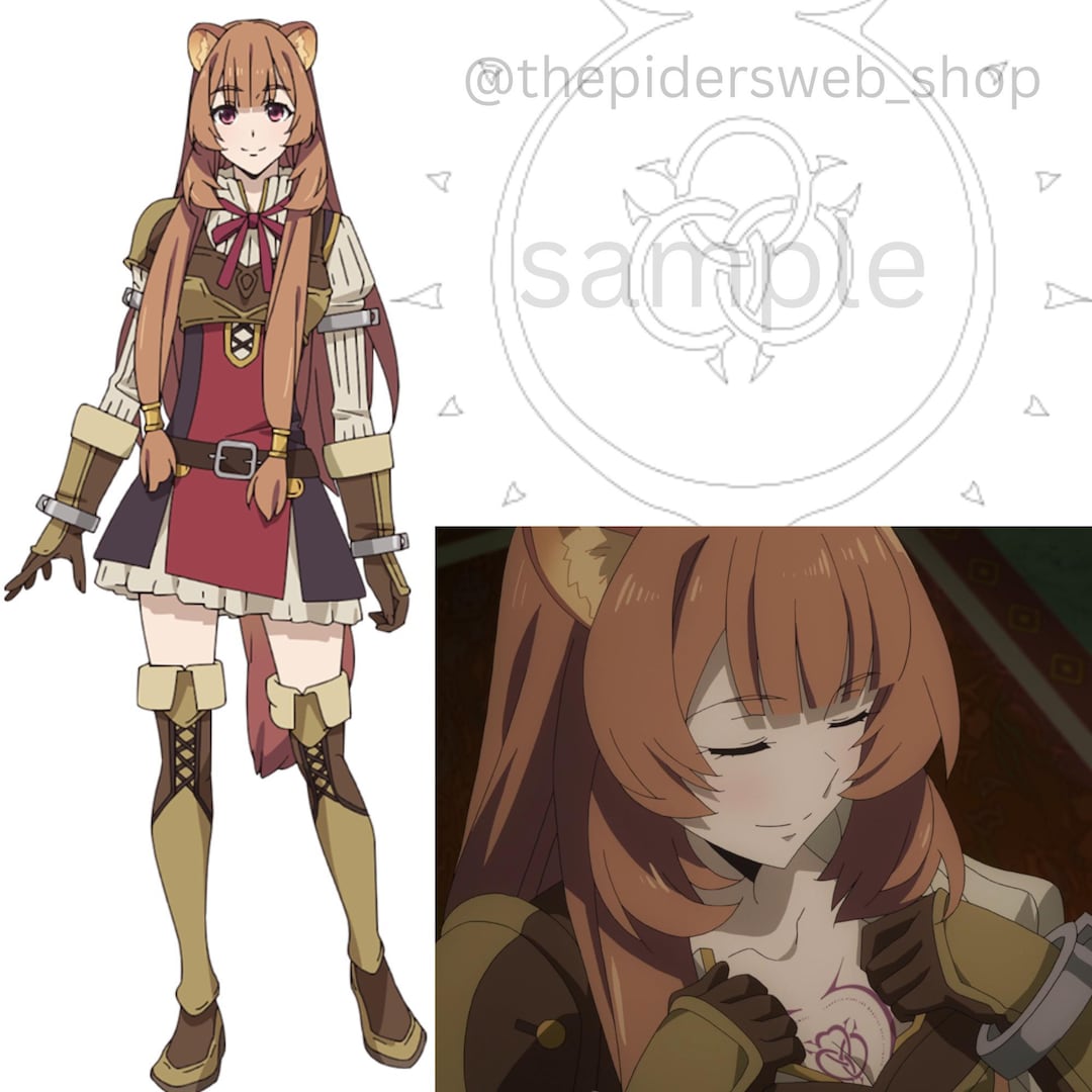 Raphtalia Slave Crest Cosplay Blueprint | Rising of the Shield Hero ...