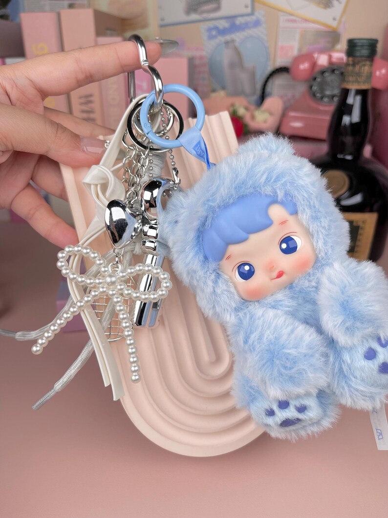 Popmart Hacipupu Vinyl Scented Plush Pendant Gummy Bear Keychains ...