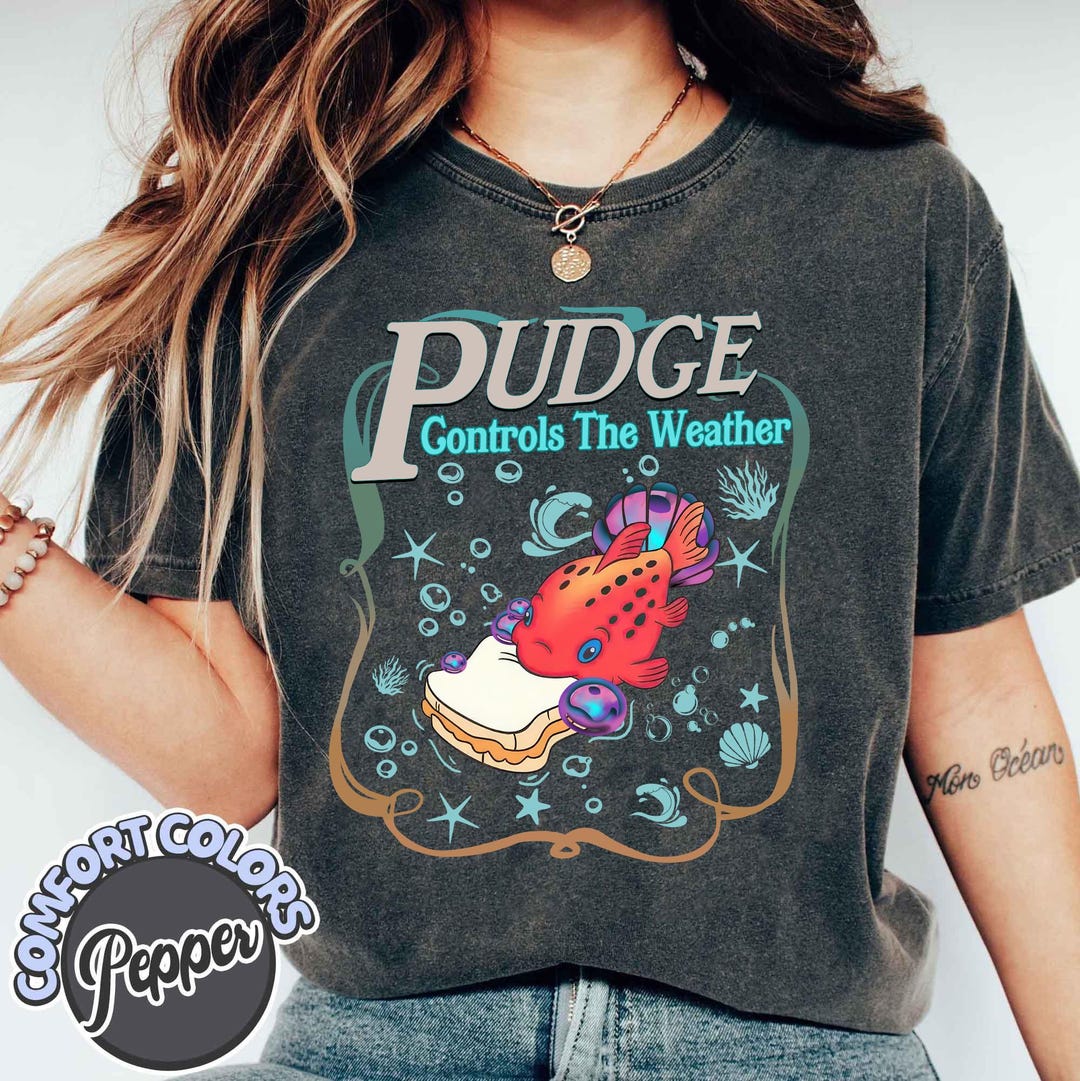 Lilo and Stitch Pudge Controls the Weather Comfort Colors® T-shirt ...