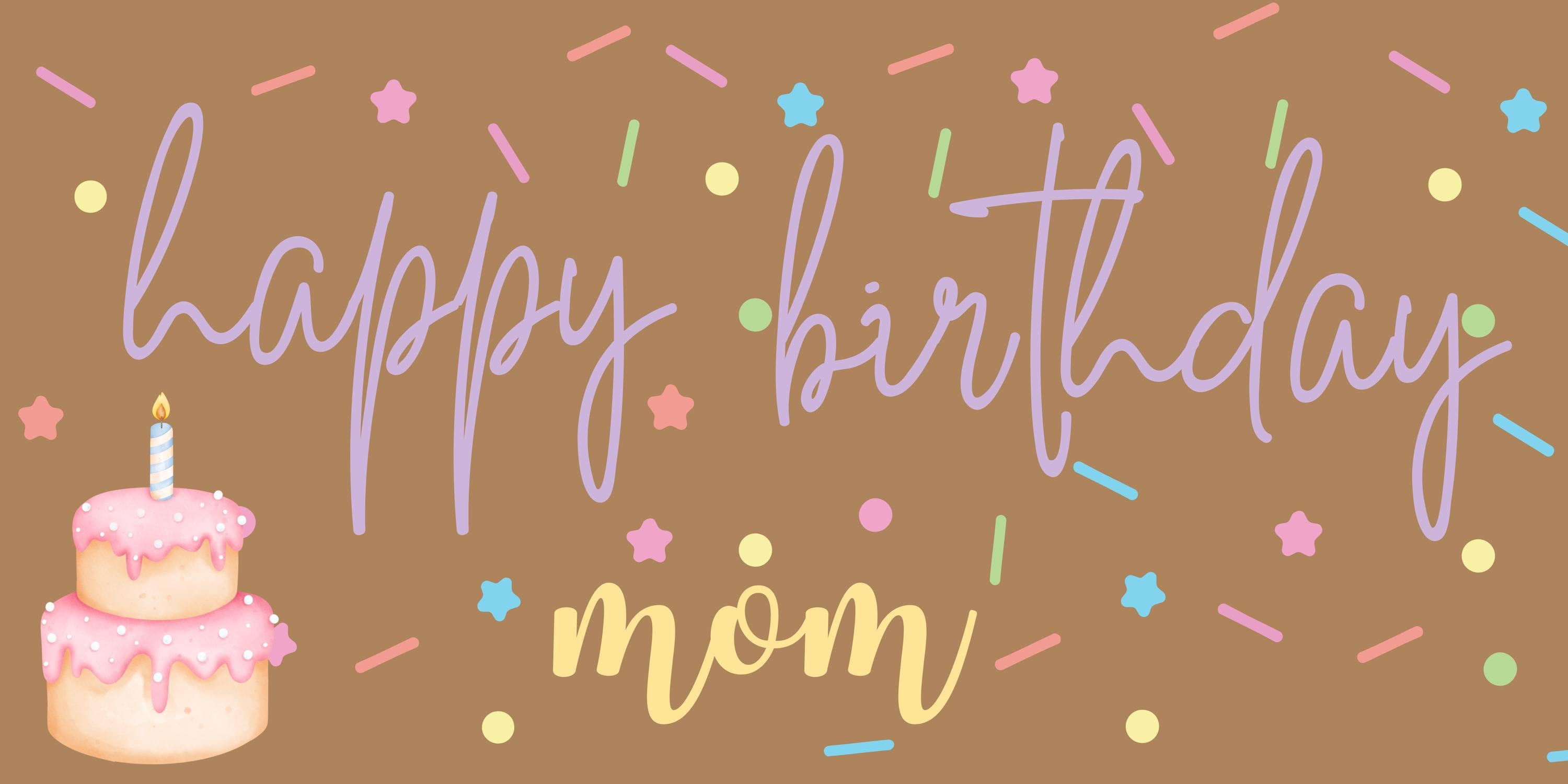 Digital File Brown Paper Banner Happy Birthday Template - Etsy