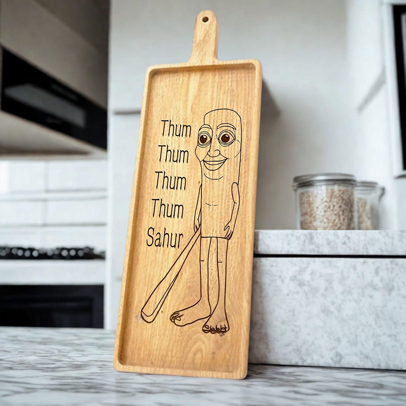 Thum Thum Thum Sahur SVG PNG – Tiktok Meme Digital Design for Engraving ...