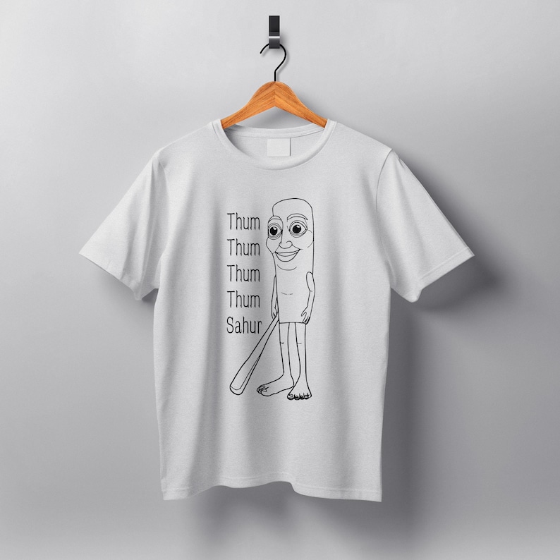 Thum Thum Thum Sahur SVG PNG – Tiktok Meme Digital Design for Engraving ...