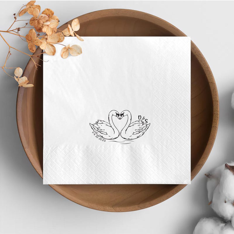 Bird Wedding Napkins - Etsy