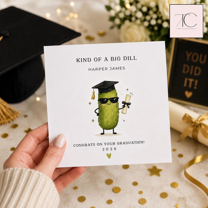 Printable Graduation Card, Funny Graduation Card, Cute Grad Card ...