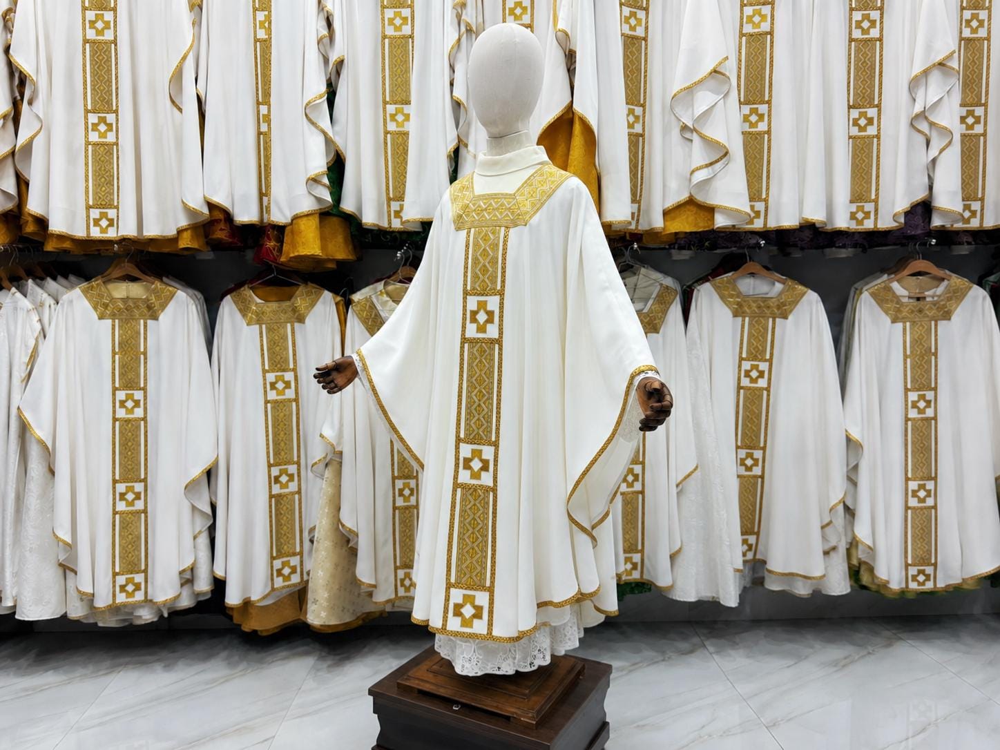 Handmade Catholic Chasuble: Custom Embroidered Priest Vestment - Etsy