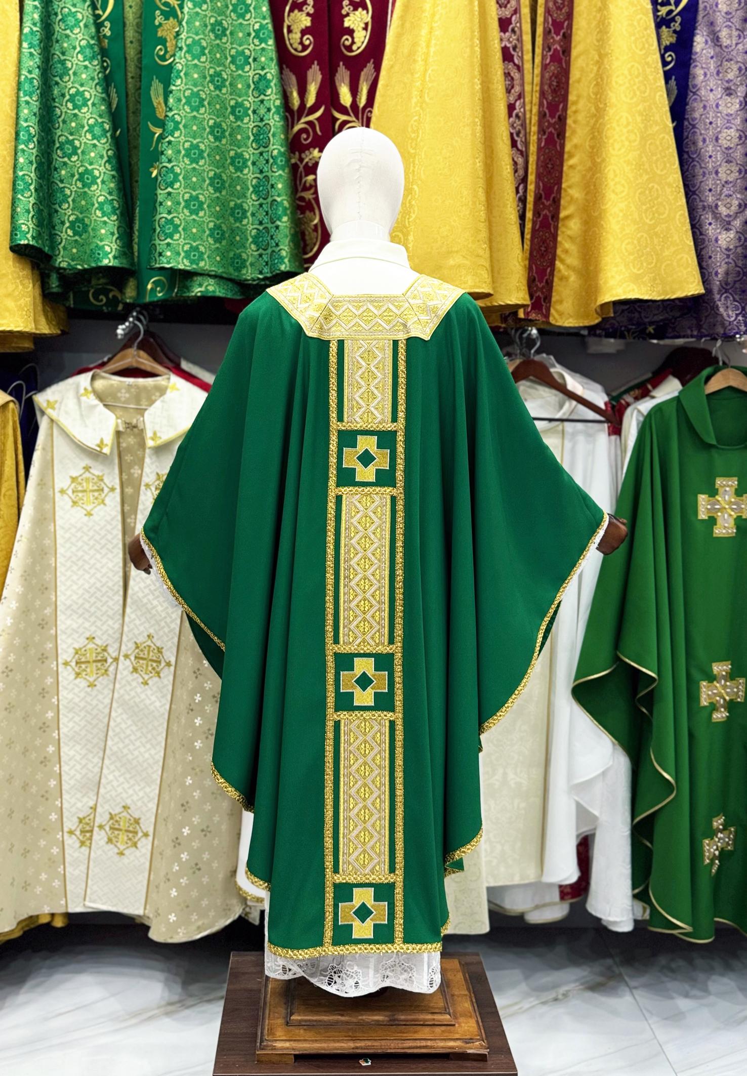 Handmade Catholic Chasuble: Custom Embroidered Priest Vestment - Etsy