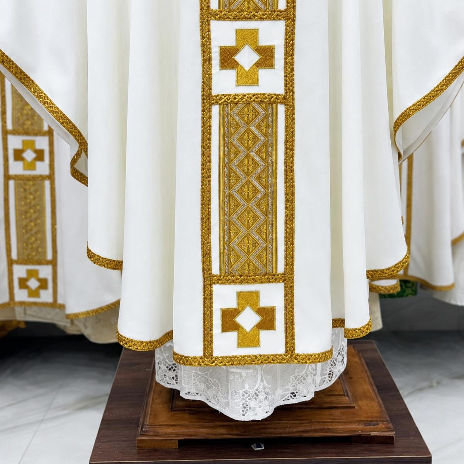 Handmade Catholic Chasuble: Custom Embroidered Priest Vestment - Etsy