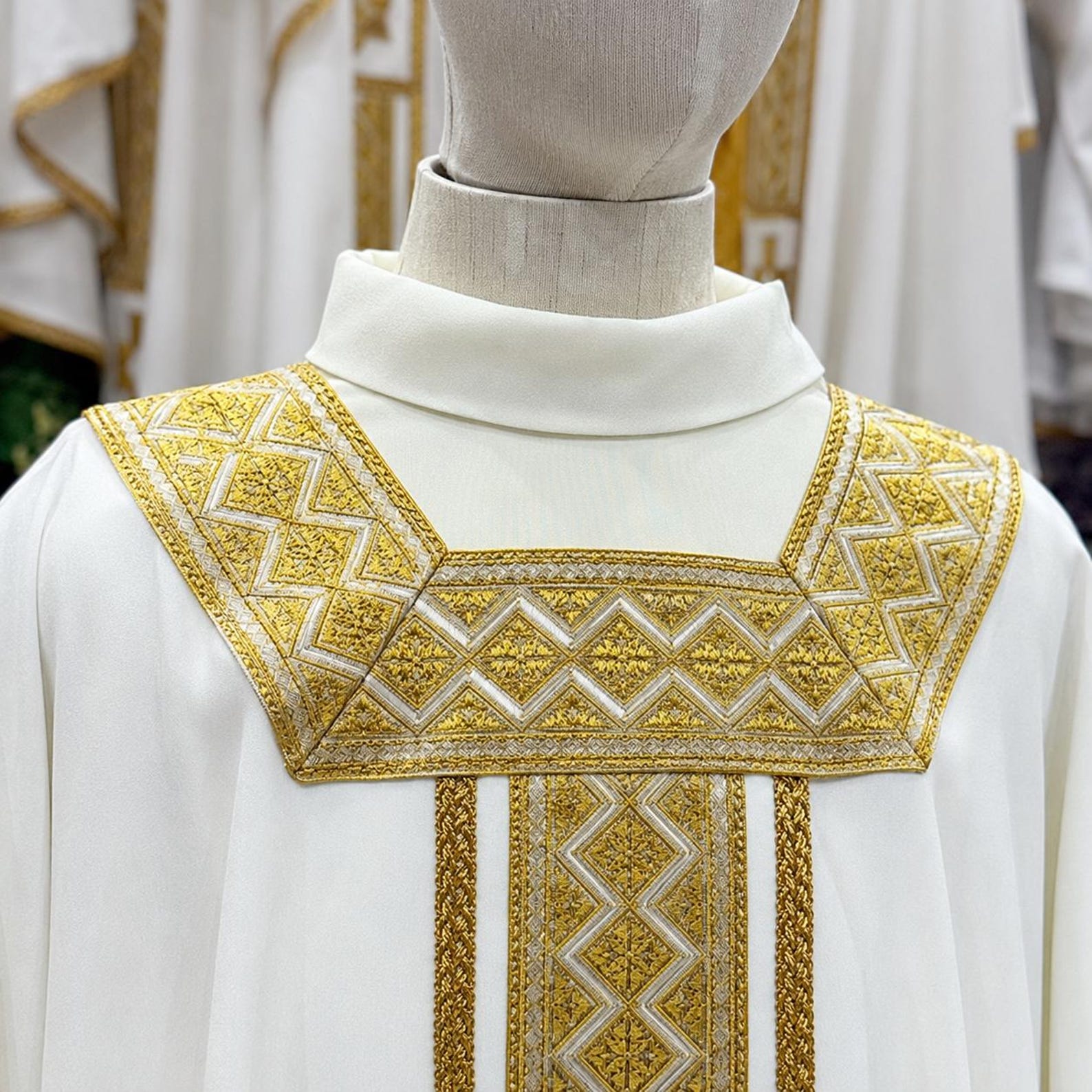 Handmade Catholic Chasuble: Custom Embroidered Priest Vestment - Etsy