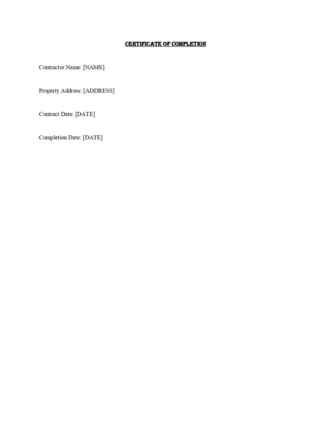 Construction-contract Template, PDF Download - Etsy