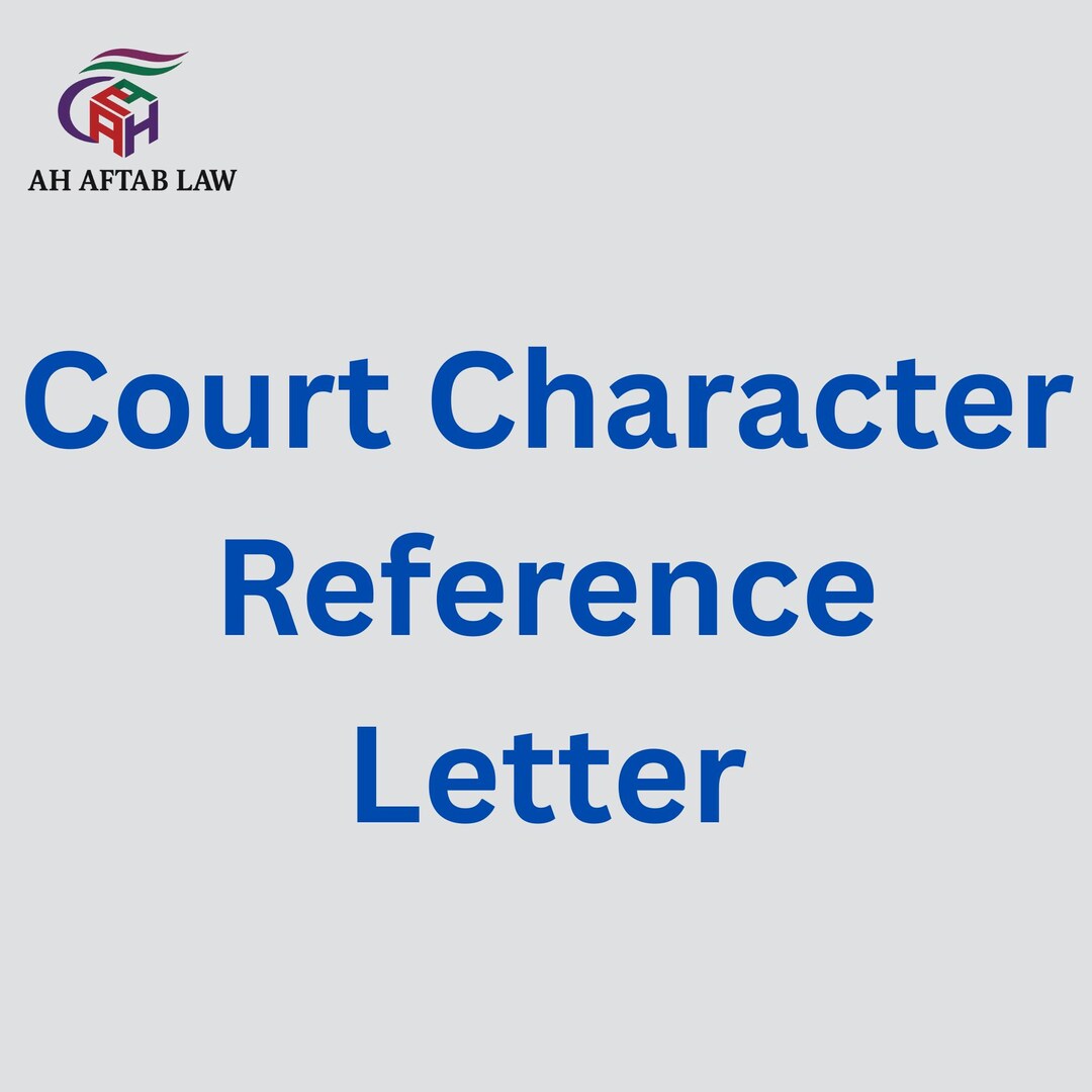 Court Character Reference Letter Template | Customizable Legal Support ...