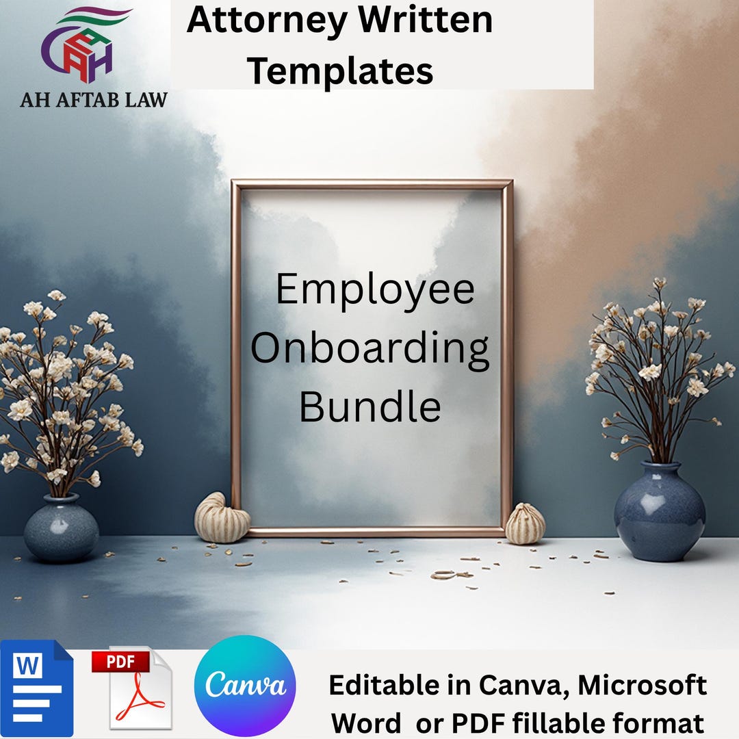 Employee Onboarding Forms: HR Templates Kit (editable Word & PDF) - Etsy UK