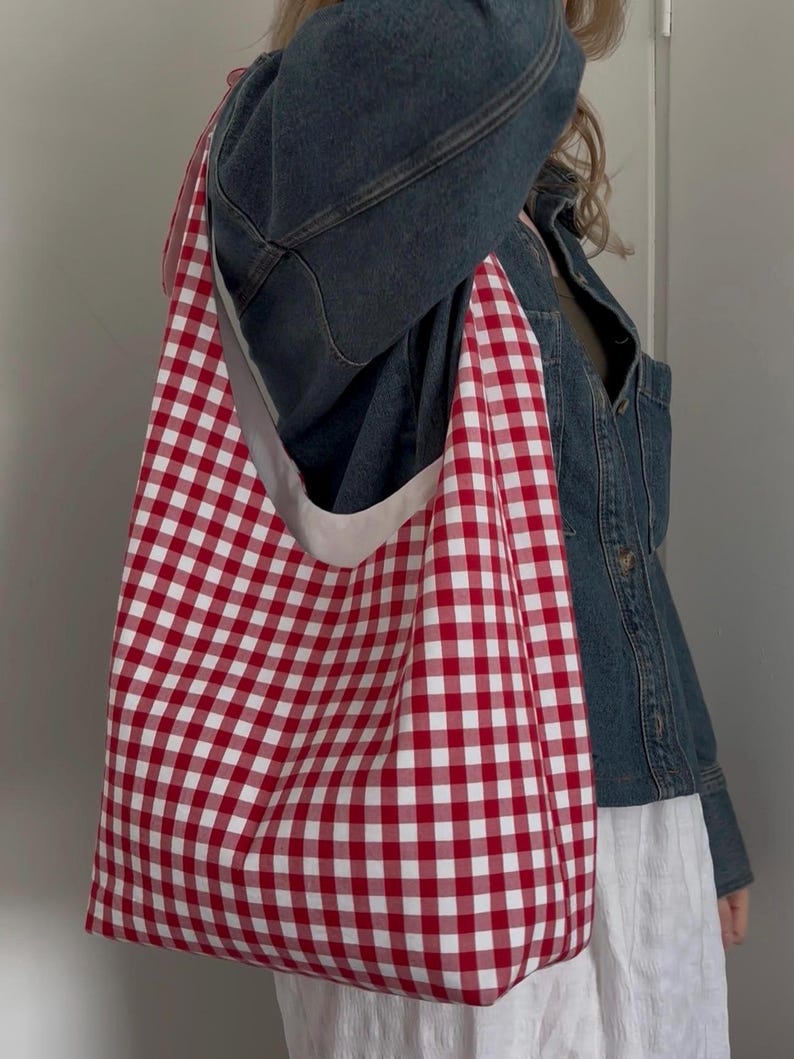 Slouch Tie Bag Sewing Pattern – PDF Download, Beginner Friendly, DIY ...
