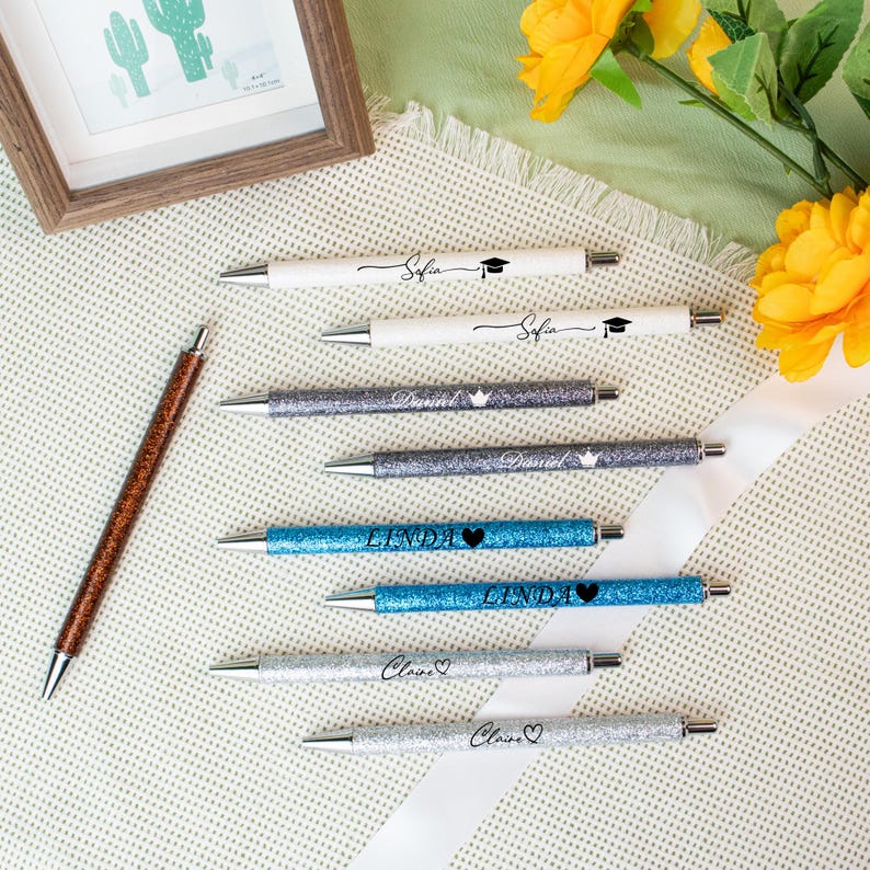 Personalized Name Ballpoint Pen, Custom Pens for Teachers, Bridesmaid ...