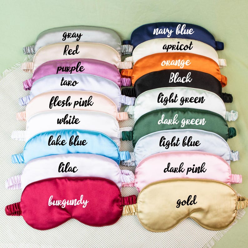 Custom Eye Mask With Name –personalized Sleep Mask for Bridesmaids ...