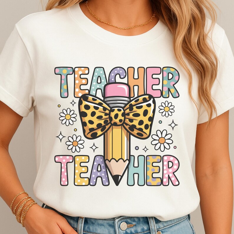 Coquette Teacher Png, Back to School Png, Teacher Appreciation Png ...