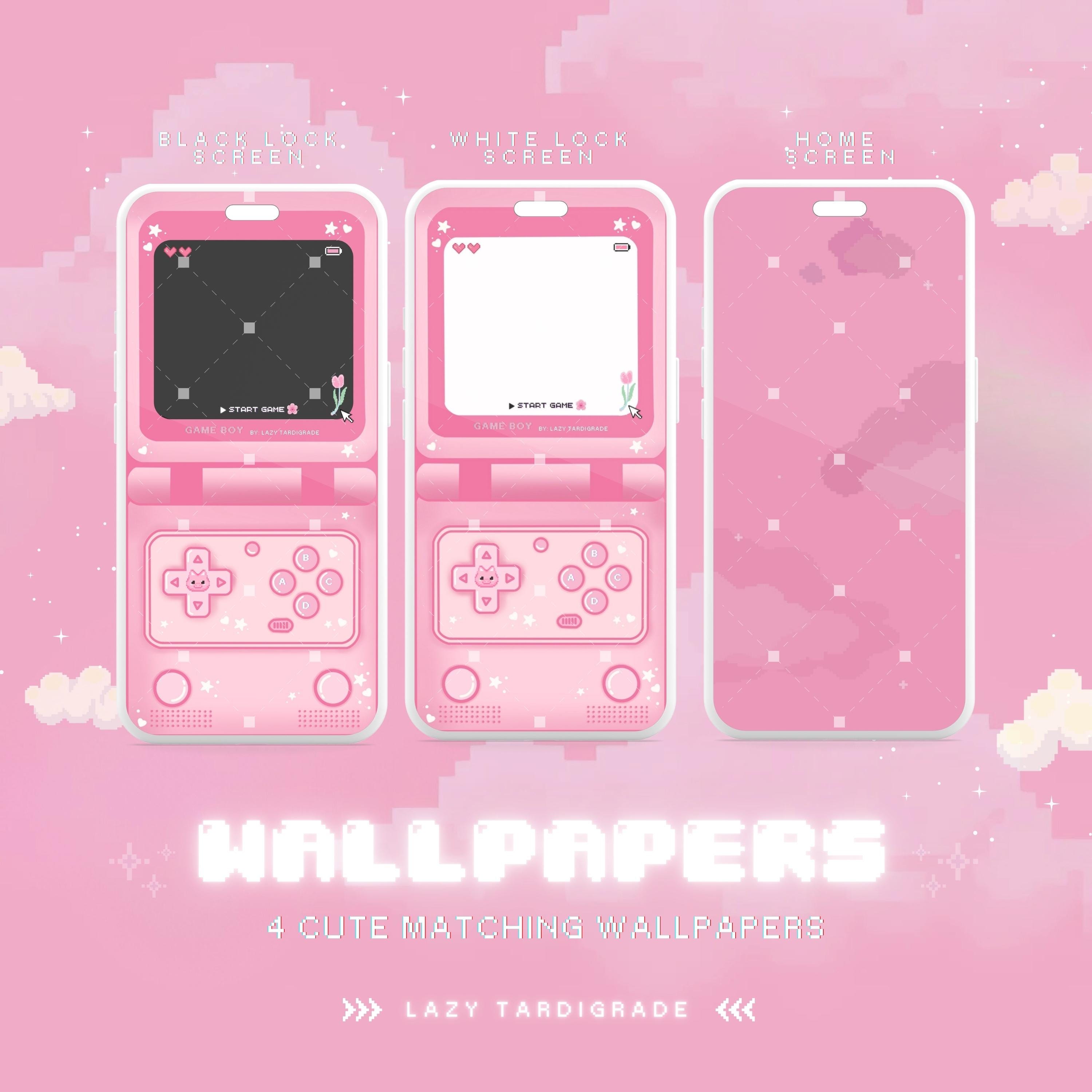 Pink Gamer Aesthetic App Icons for Ios, iPhone 17 & Android | Cute ...