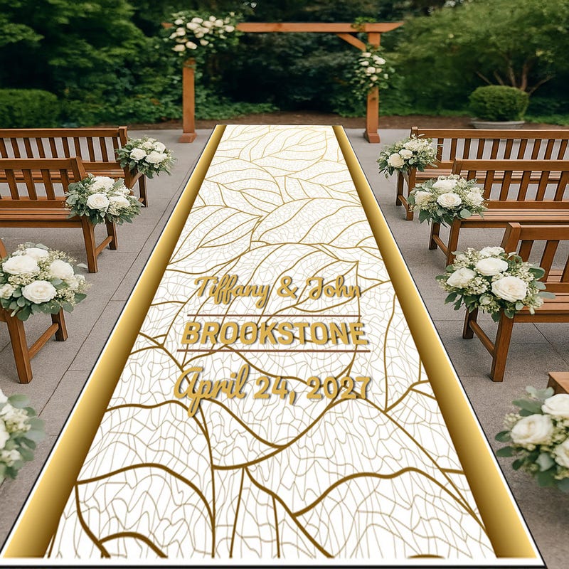 Gold Aisle Runner - Etsy