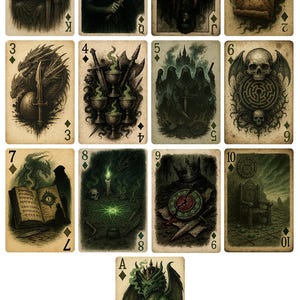 52 Digital Cards for DIY Games & Art Projects - Etsy