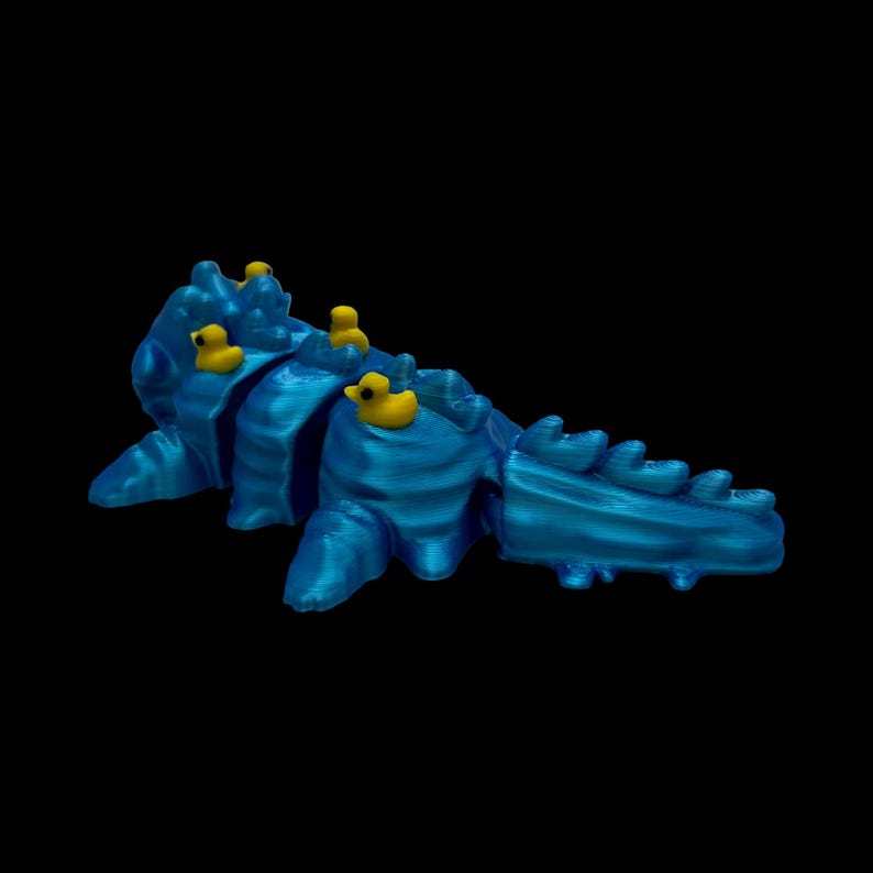 Water Dragon Articulated 3d Model - Etsy