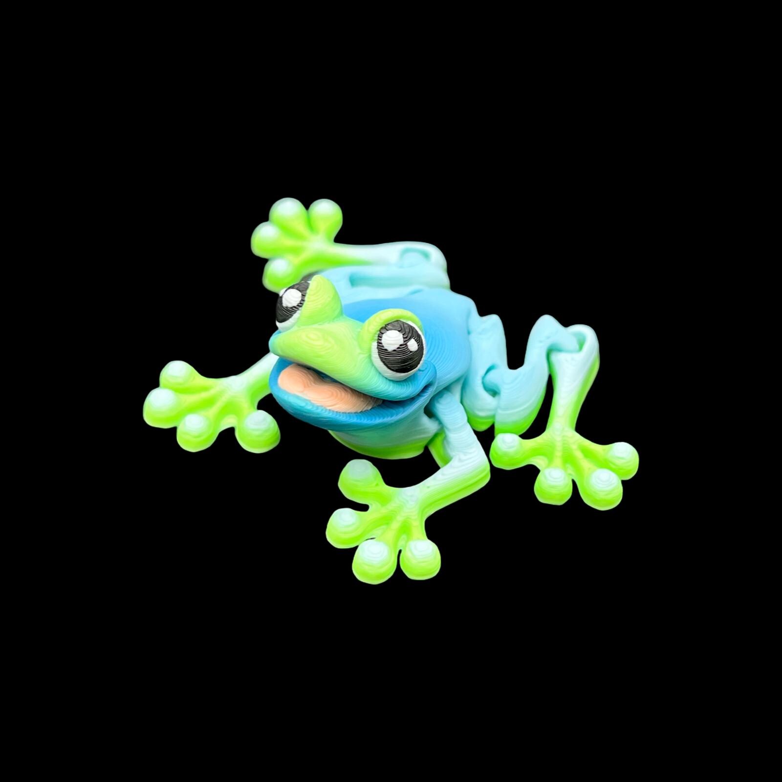 3d Printed Articulated Frogs - Etsy