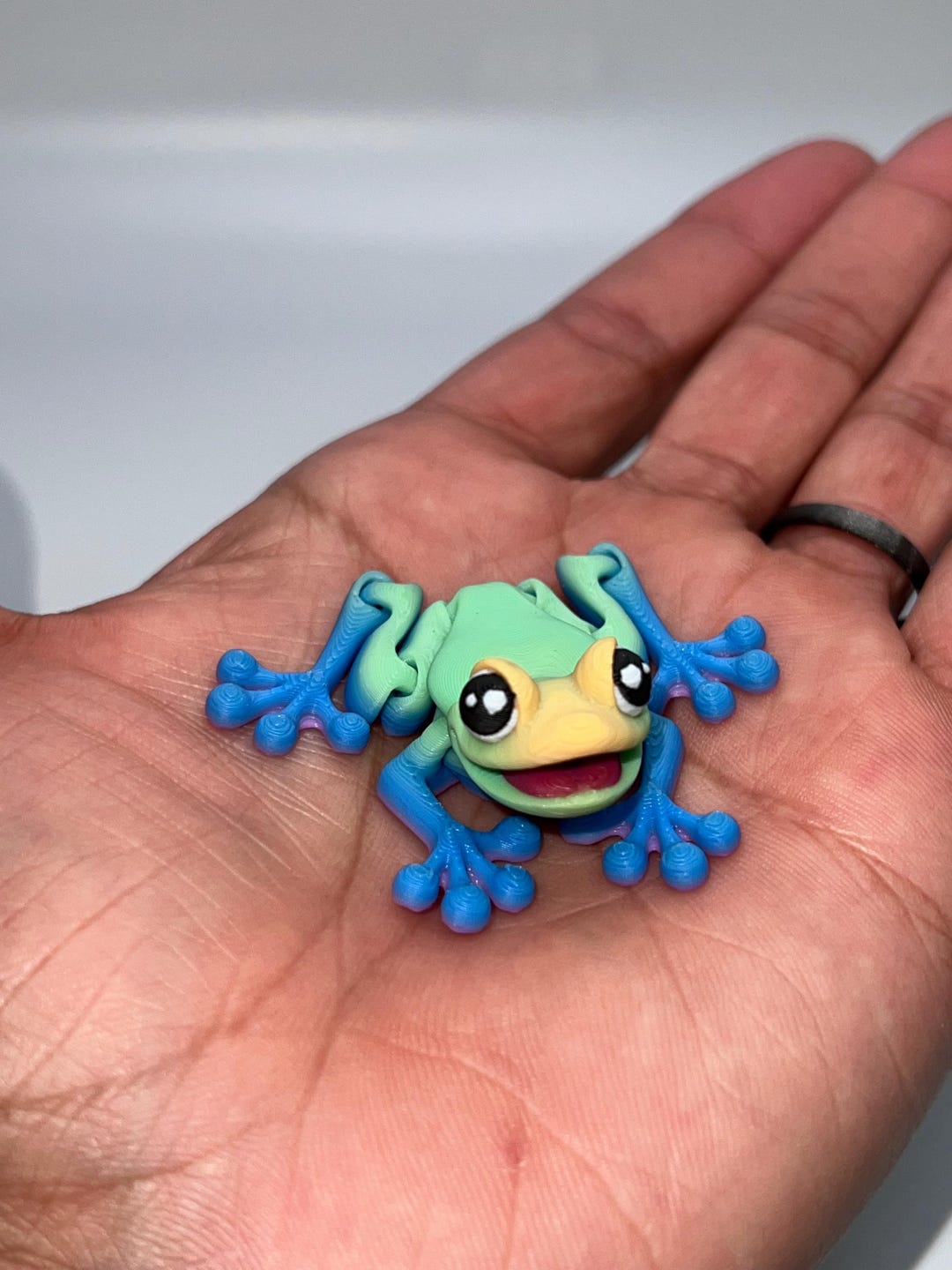 Colorful 3d Printed Articulated Frog. - Etsy