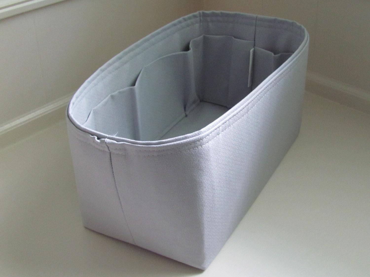 TALL Purse ORGANIZER insert SHAPER. . . Grey Purse Insert | Etsy