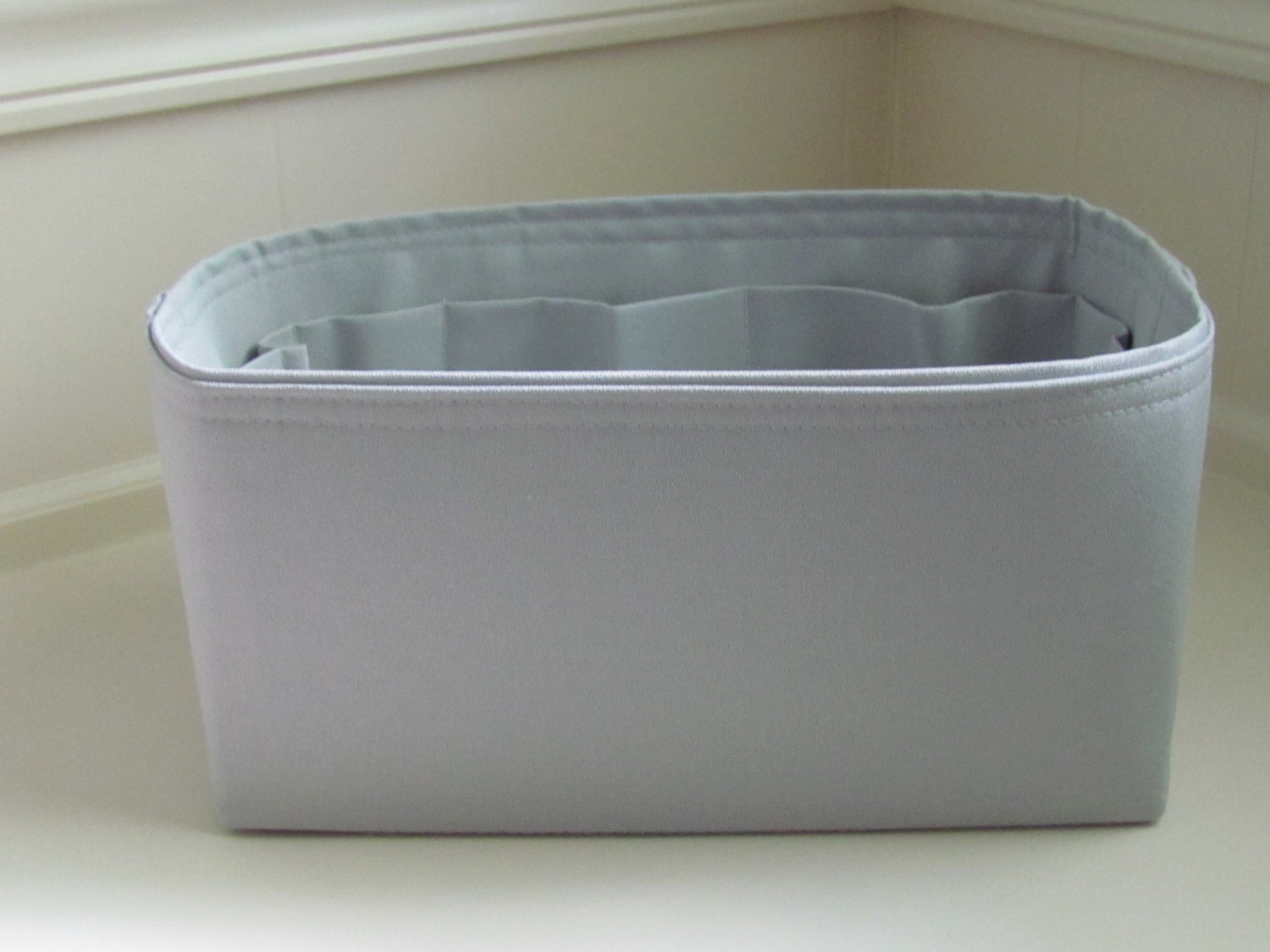 TALL Purse ORGANIZER insert SHAPER. . . Grey Purse Insert | Etsy