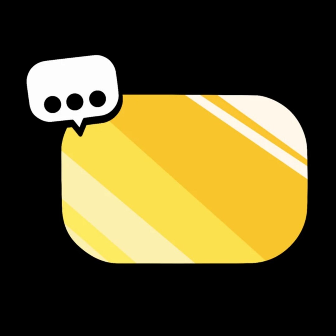 Yellow Aesthetic Text Box and Icon Pack (45 Pngs) | Cute Digital ...