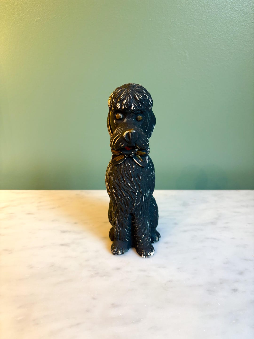 Vintage Cast Metal Poodle Figurine: Mid-century Hollywood Decor - Etsy