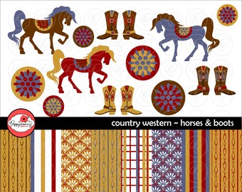 Horseshoe Clipart Horse Shoe Clip Art St. Patrick's Day - Etsy