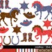 Country Western Horses & Boots: Digital Scrapbook Paper - Etsy UK
