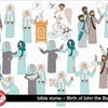 Bible Stories: Women of the Bible Clipart Set by Poppydreamz Bible ...