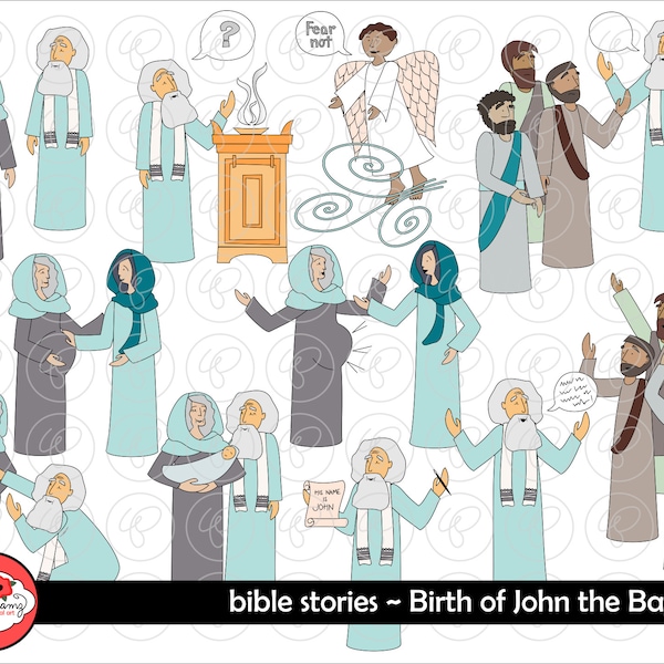 John the Baptist Clip Art - Etsy