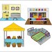 My Community Buildings (set 03) Clipart: (300 Dpi Transparent Png ...