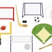 Let's Play Sports Clipart Set (300 Dpi) Football Baseball Soccer ...