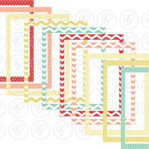 Caribbean Frames & Labels: Clip Art Pack Card Making Digital Frames ...