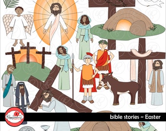 Bible Stories: Cain and Abel Clipart Set by Poppydreamz Bible Biblical ...
