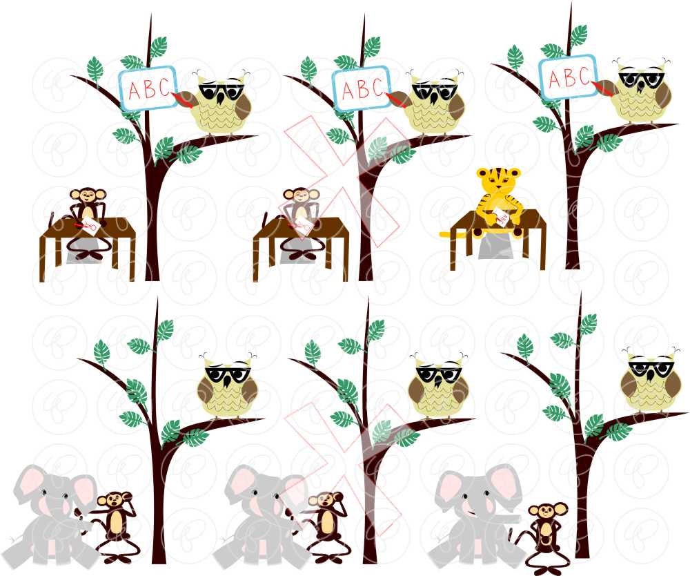 Jungle Rules Class Rules Clipart: (300 Dpi Transparent Png) School ...