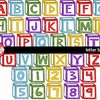 Letter Blocks Alphabet and Numbers: Clip Art Pack 300 Dpi Transparent ...