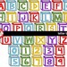 Letter Blocks Alphabet and Numbers: Clip Art Pack (300 Dpi Transparent ...