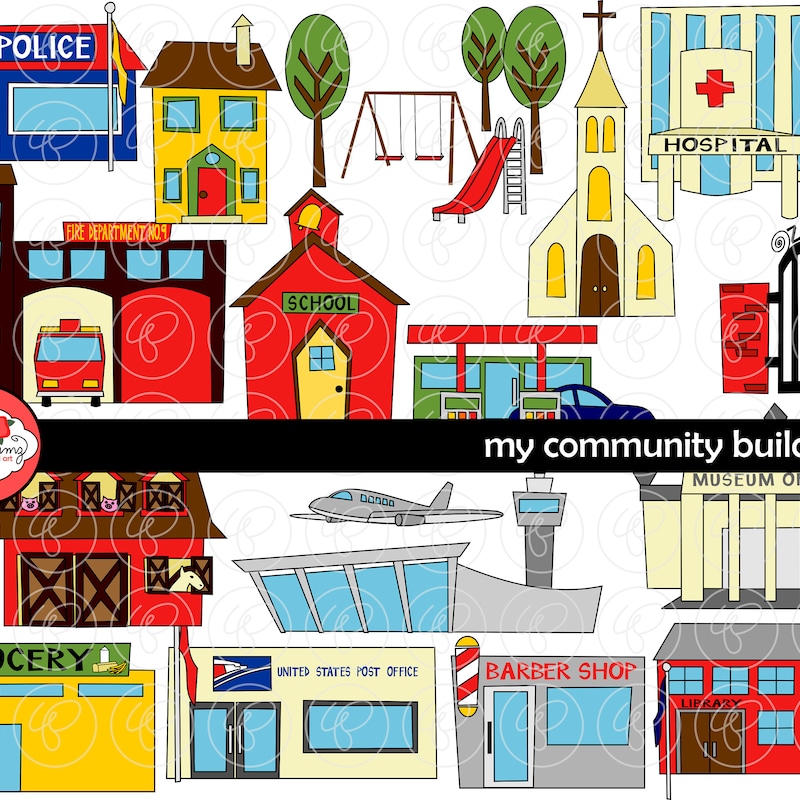 Community Helpers Clipart - Etsy