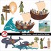 Bible Stories: Cain and Abel Clipart Set by Poppydreamz Bible Biblical ...