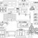 My Community Buildings (set 02) Clipart: (300 Dpi Transparent Png ...